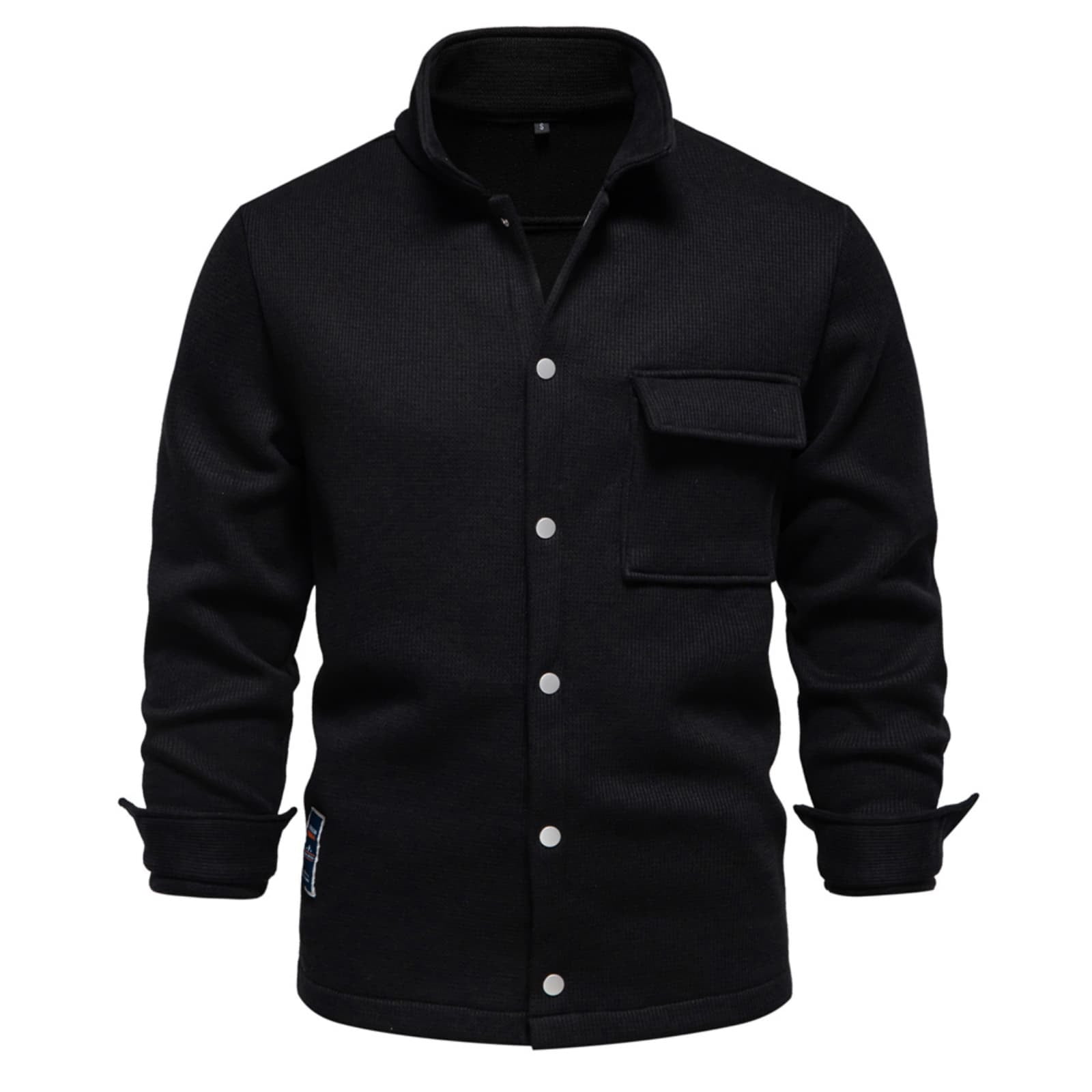 Bcresic Mens Tactical Work Shirts Long Sleeve Button Up Military Shirts ...