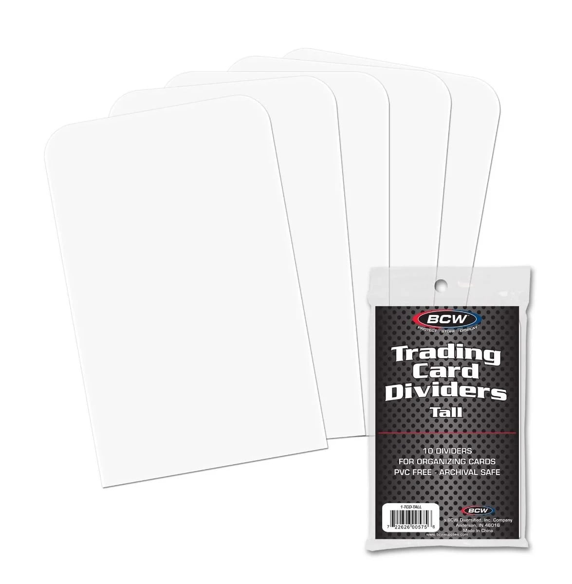 BCW Tall Trading Card Dividers - Walmart.com