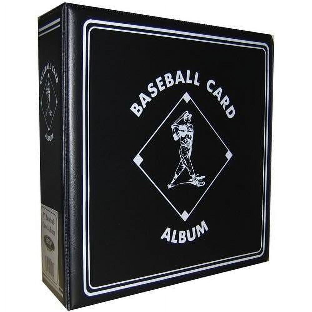 Bcw 3 Inch D-Ring Baseball Card Album - Black - Walmart.com