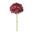 Bcylexb 17.3" Artificial Hydrangea Silk Flowers, Single Fake Flowers ...