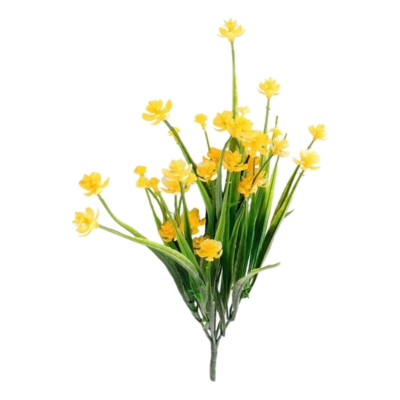 Bcylexb 2Pcs Artificial Fake Flowers Bouquet for Vase Indoor, 15" Faux ...