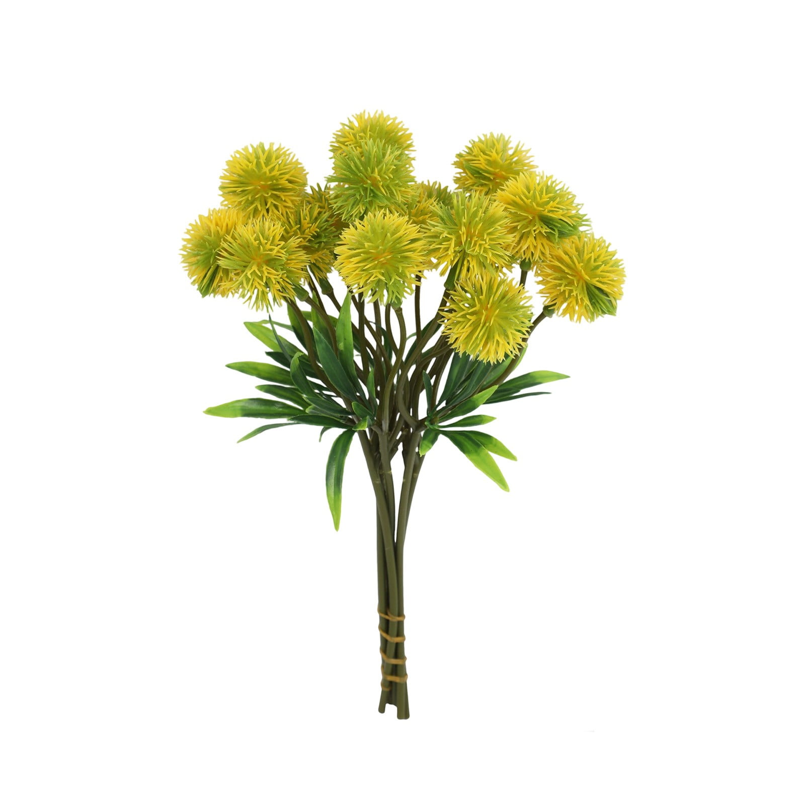 Bcylexb 5-Pack 10.6" Artificial Dandelions and Synthetic Greenery, Silk ...