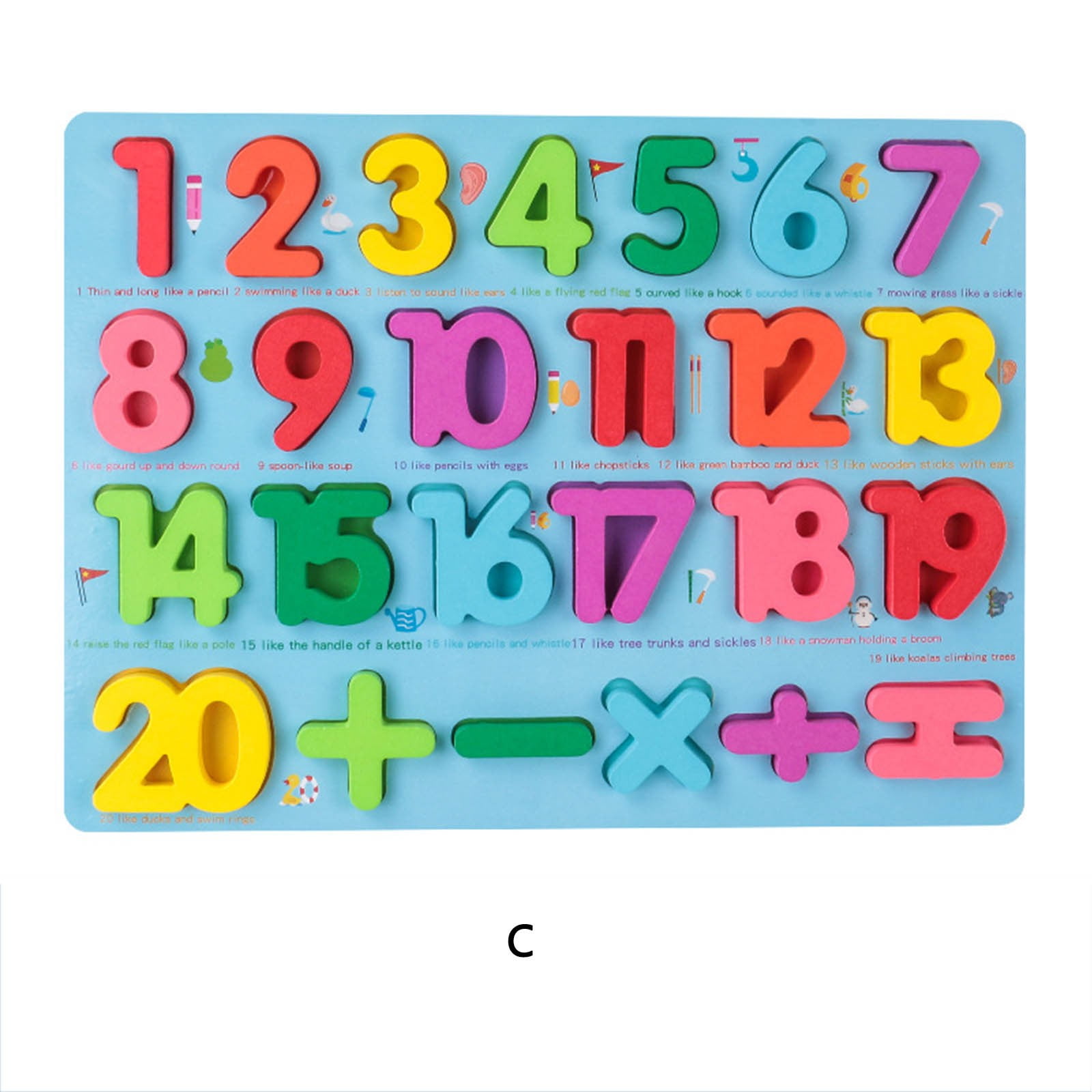Bcylexb Clearance!Toys for Ages 2-4,Alphabet And Number Puzzle Set ...