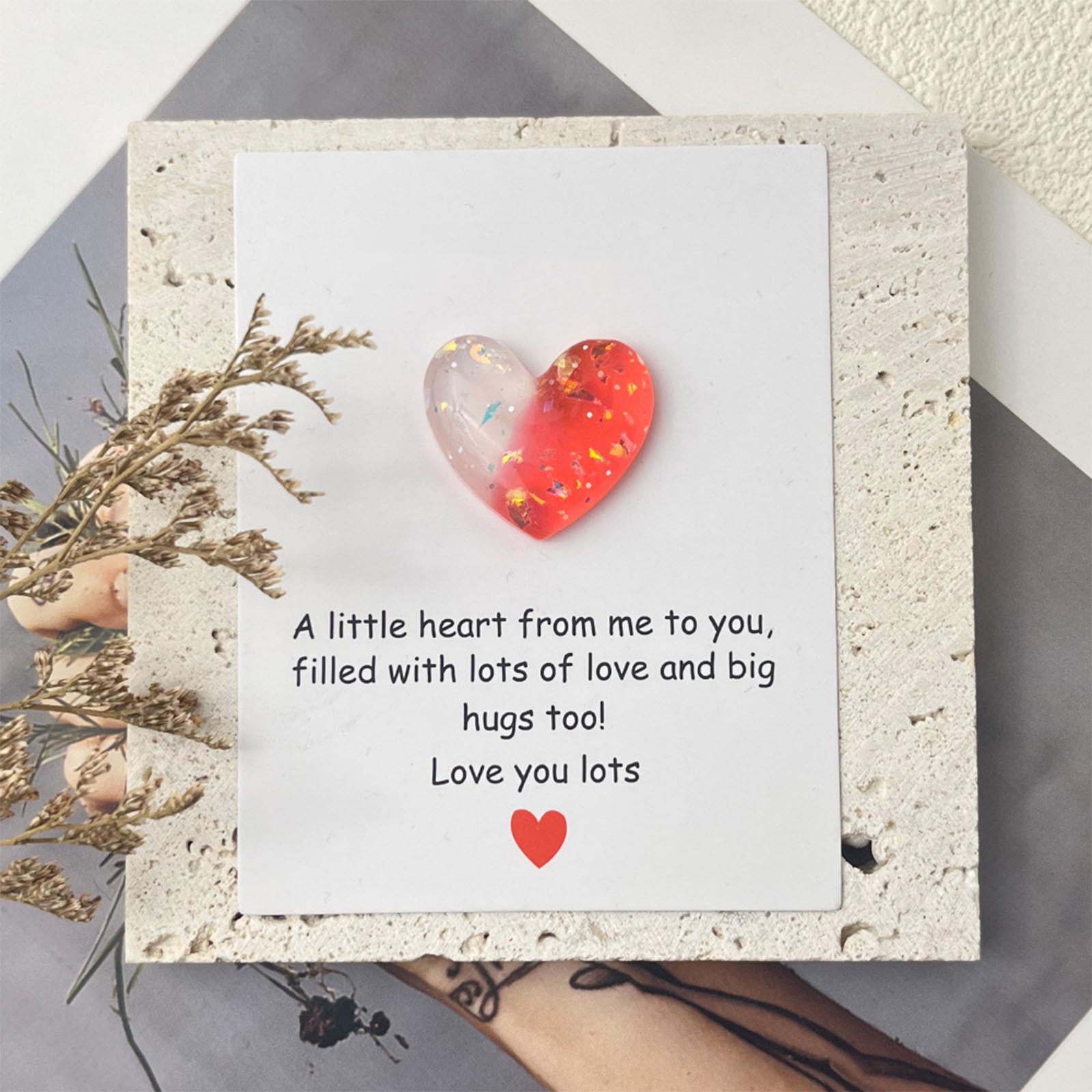 Bcylexb Heart Shape Gift Card Decoration for Valentine’s Day Birthday ...