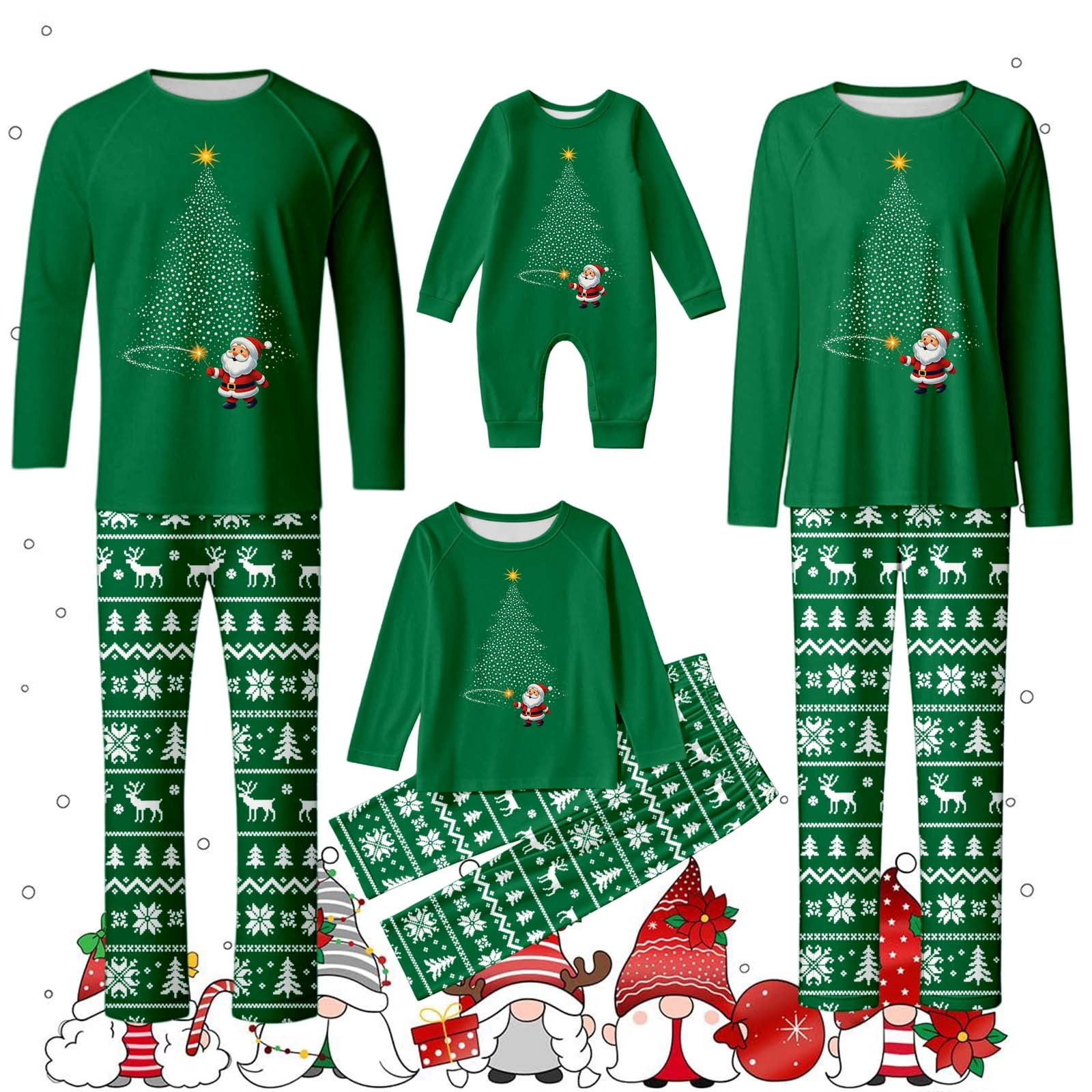 BdTemWBs Family Matching Christmas Pajamas Set Top & Pants 2 Piece ...