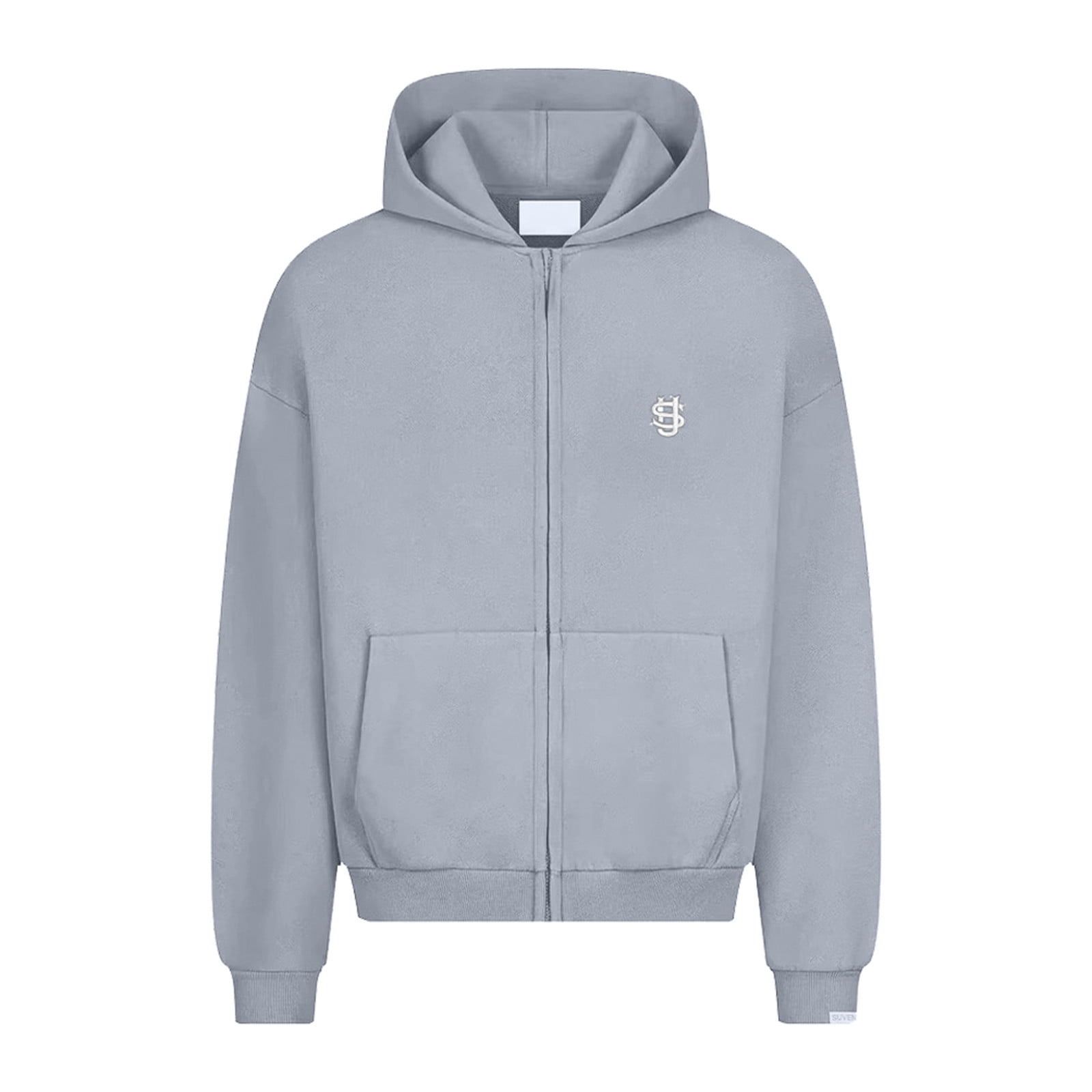 BdTemWBs Men’s Full-Zip Hoodie Solid Long Sleeve Lightweight Jacket ...