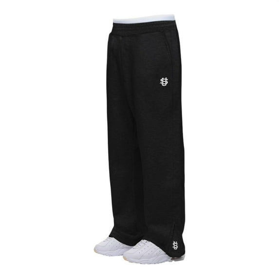BdTemWBs Men’s Solid Wide Leg Sweatpants Elastic Waist Casual Lounge ...