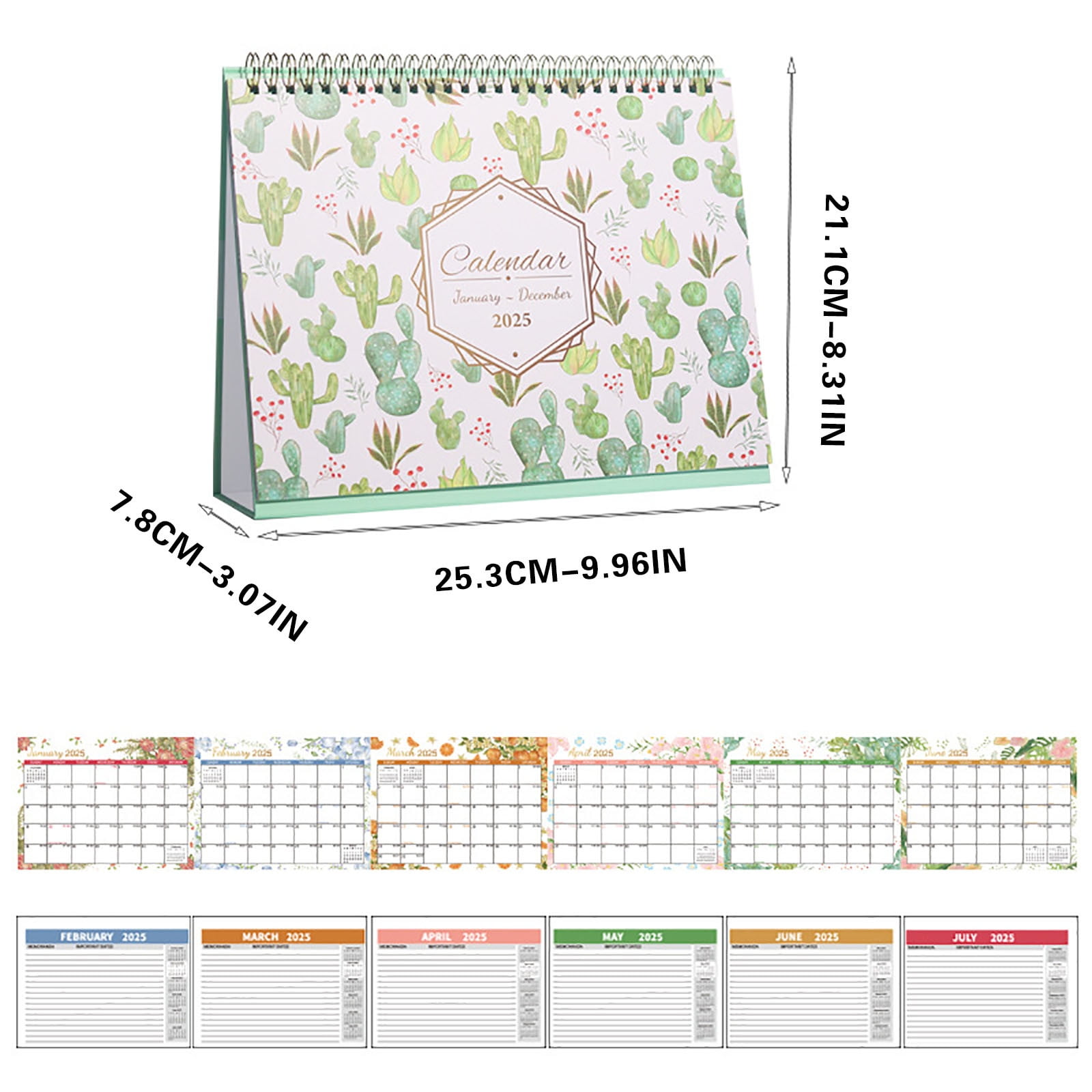 Bdday 2025 Desktop Calendar Monthly Calendar Desktop Calendar 365 Days ...