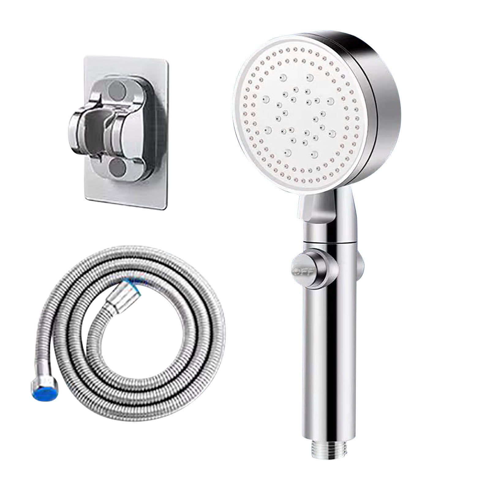 Bdday 5 Functions Shower Head Set with Handheld, 1x Shower 1x1.5 Meter ...