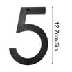 HASWARE House Number Sign 4 inch Modern Door Numbers Signage Plaque ...
