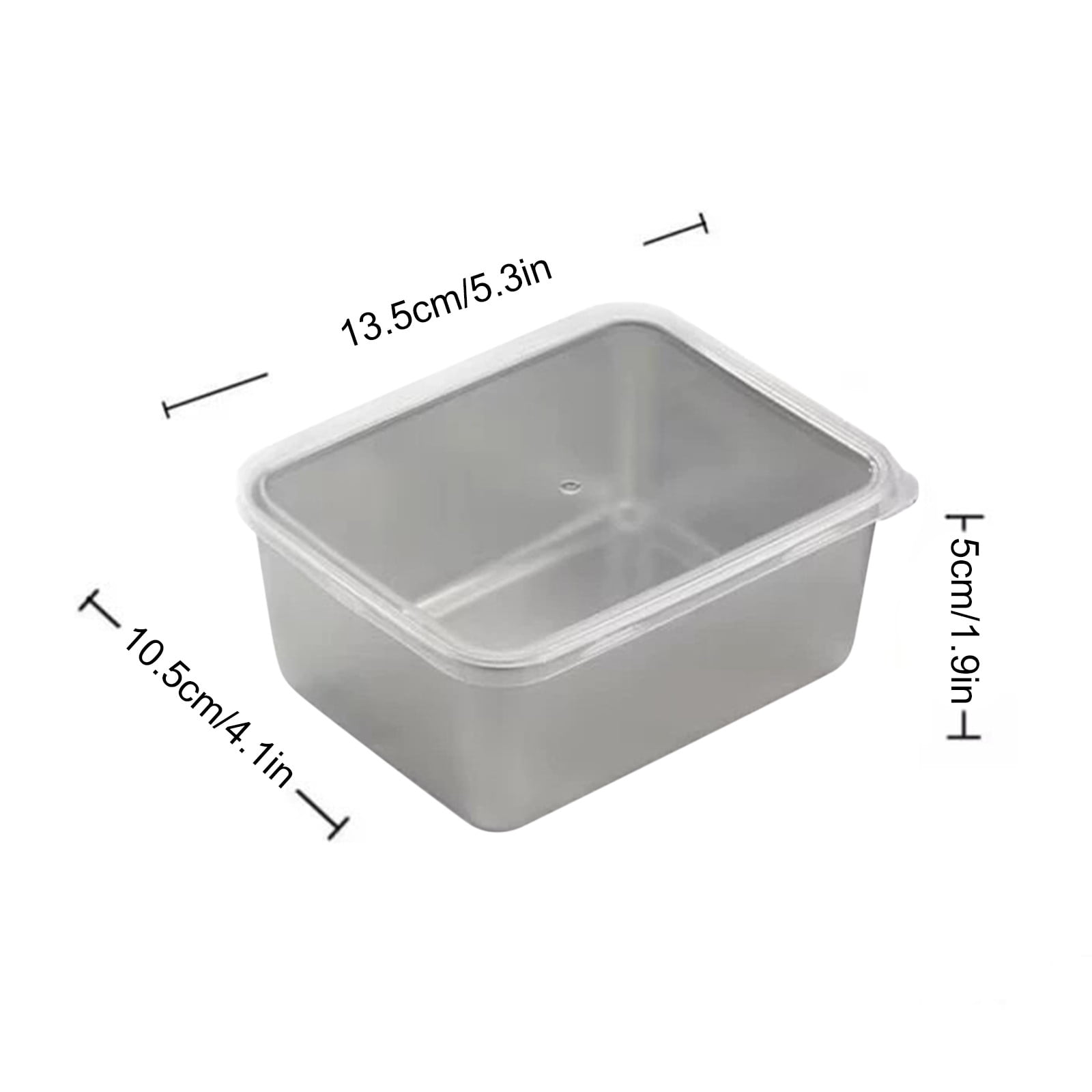 Bdday Bento Lunch Box Stainless Steel Fresh-Keeping Box Sealed with Lid ...