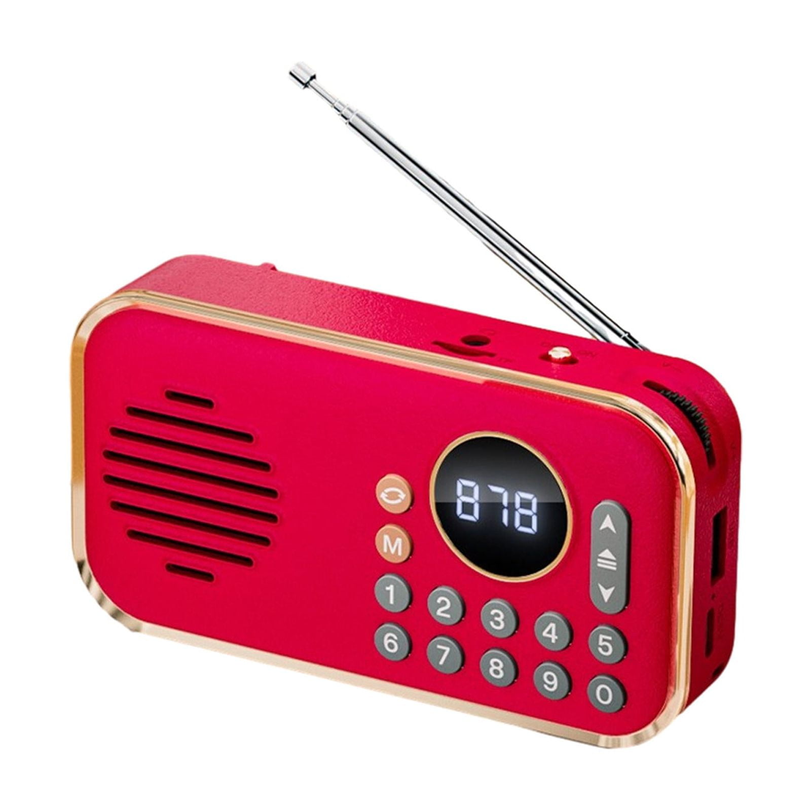 Bdday Bluetooth Stereo Plug-In Usb Memory Stick Radio Portable Music ...