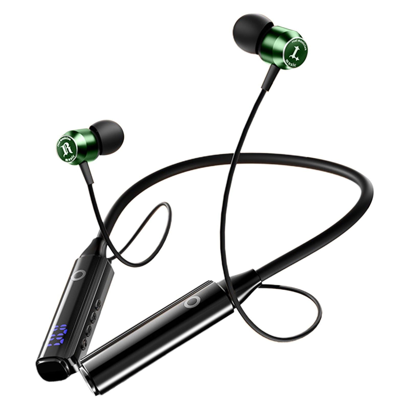 Bdday Bluetooth Wireless Neckband Headphones — Neck Band Earphones with ...