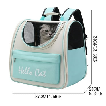 Back Extension Cat Backpack, Transparent Bubble Pet Carrier for Small ...