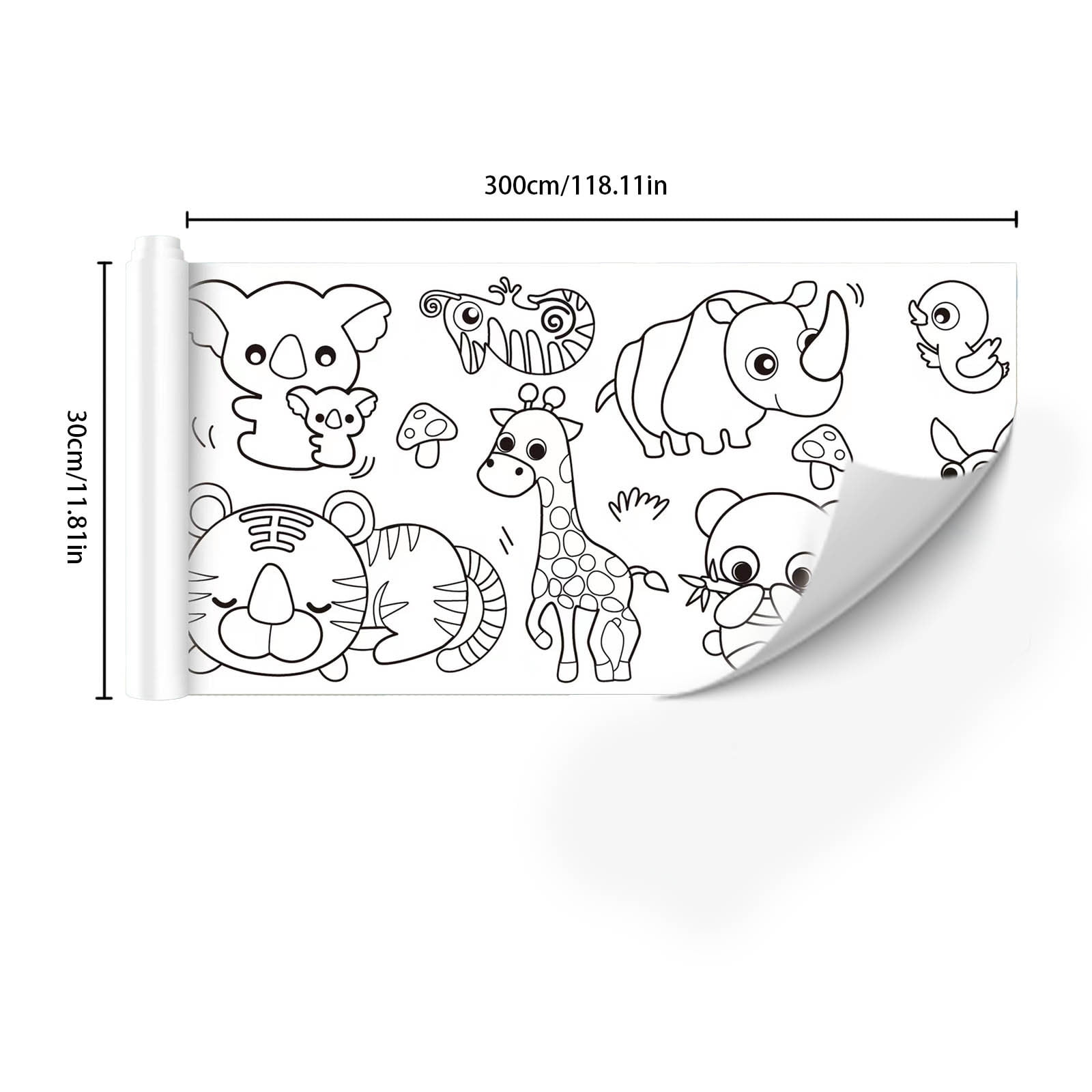 Bdday Children's Wisdom Doodle Roll Repeatedly Paste The Baby Canvas ...