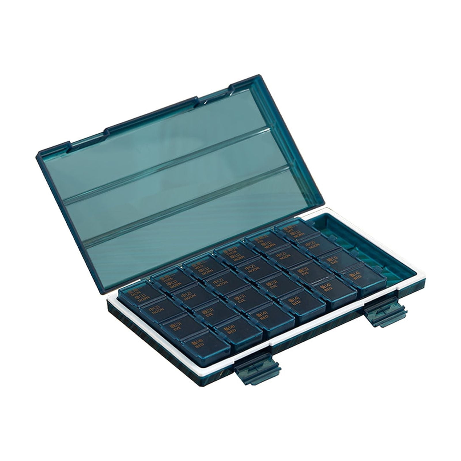 Bdday Cube Storage Organizer 7 Days Weekly Tablet Am /Pm Organizer ...