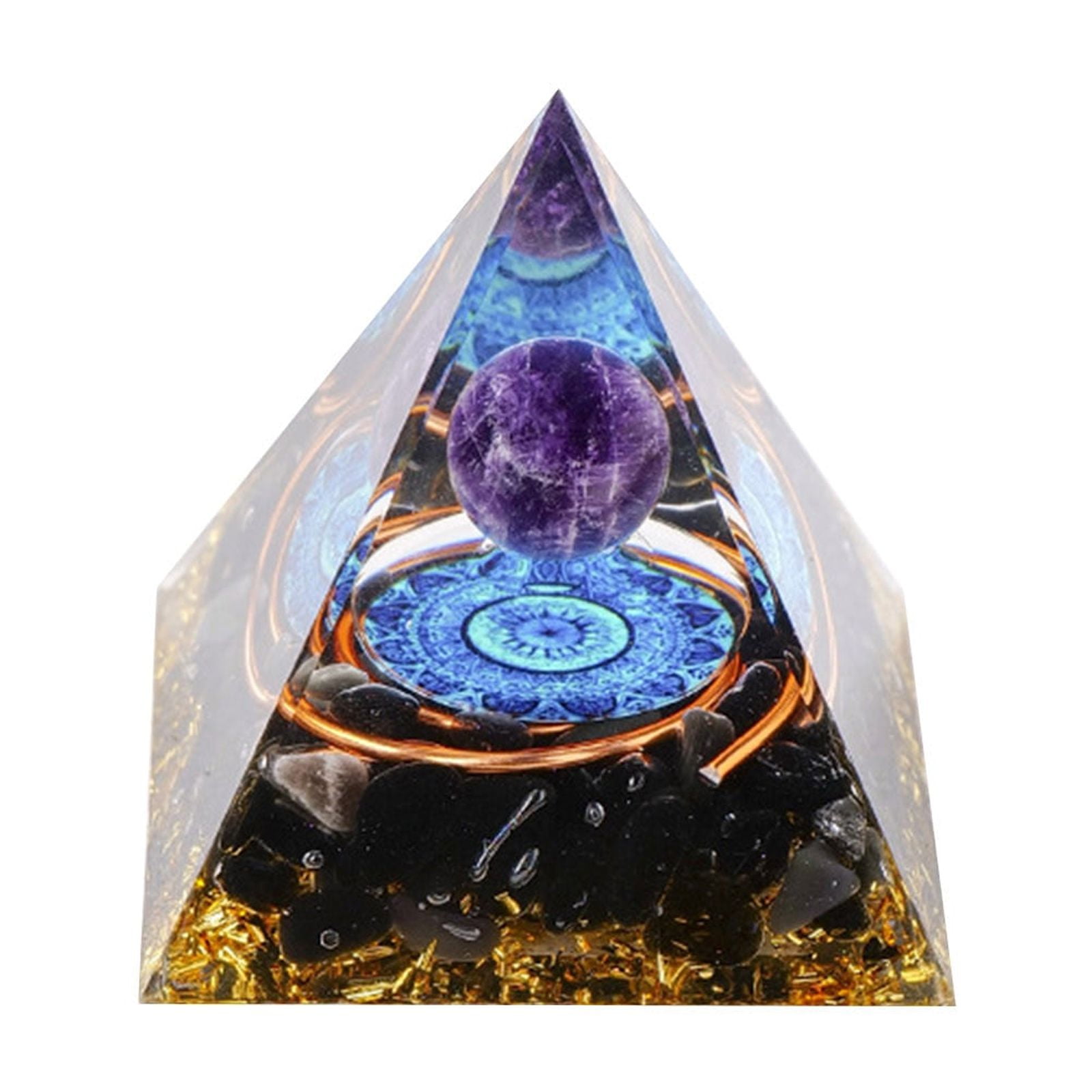 Bdday Desk Decorations Styles Pyramids Crystal Ball Crushed Stone ...