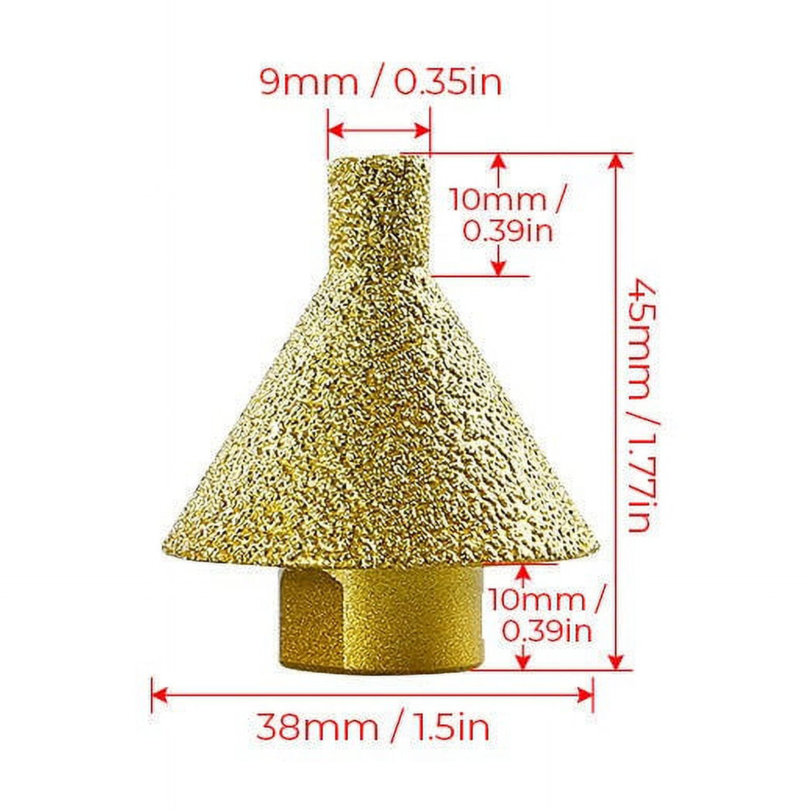 Bdday Diamond Beveling Chamfer Bit for Angle Brazed Diamond Chamferer ...