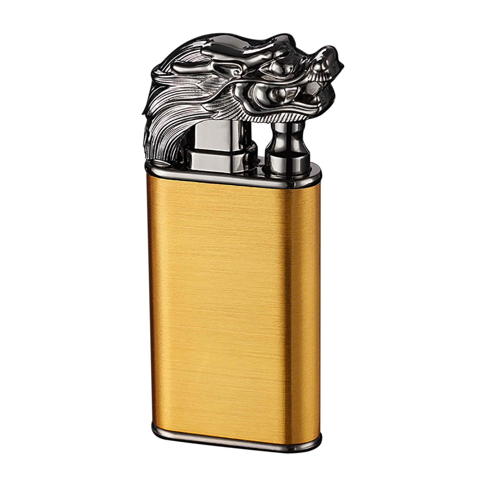Bdday Double Fire Straight To Open Flame Conversion Metal Lighter ...