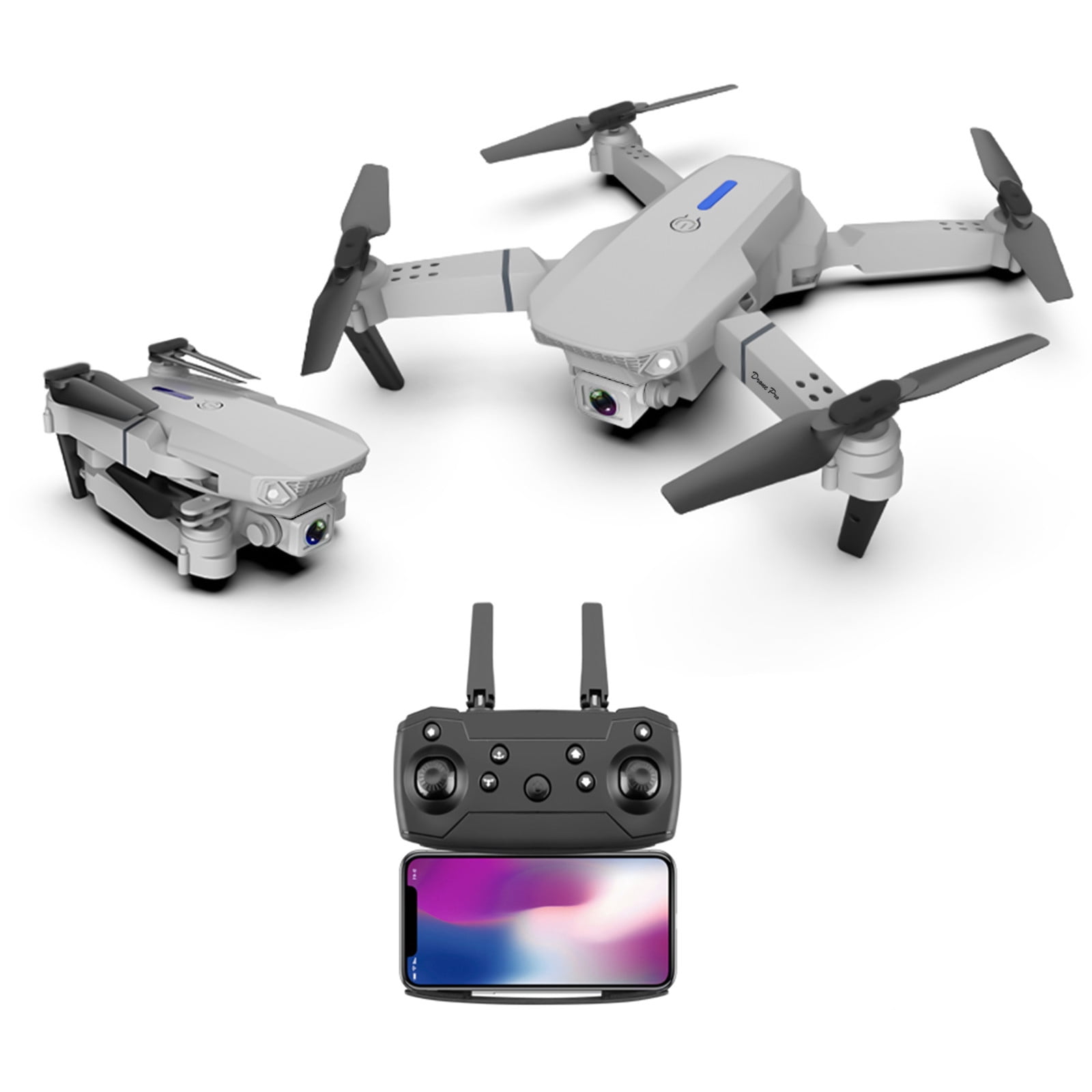 Bdday Drone with Camera for Kids, Foldable 1080p Hd Fpv Drones for Kids ...