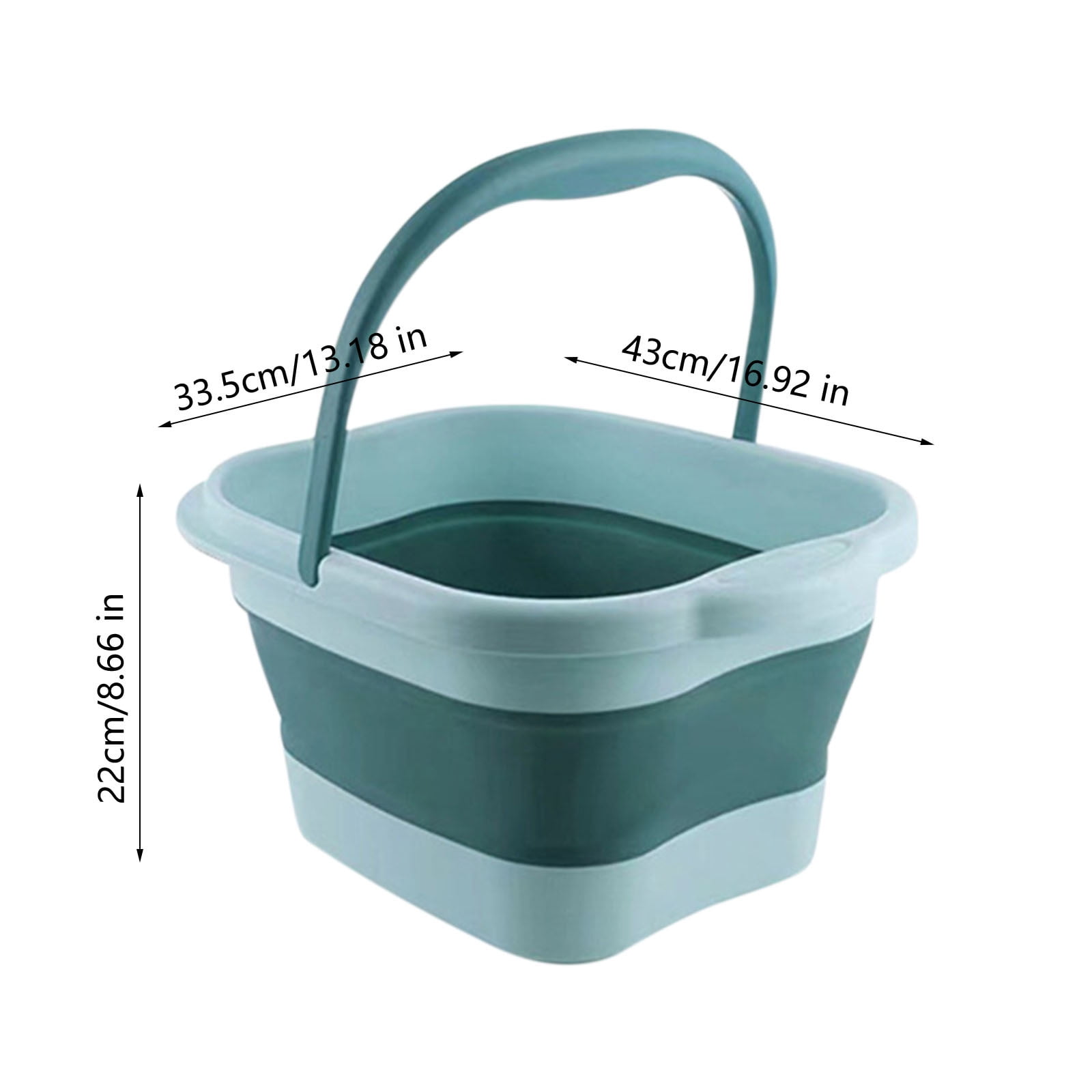Bdday Folding Foot Bath Bucket Household Foot Bath Basin Massage Foot ...