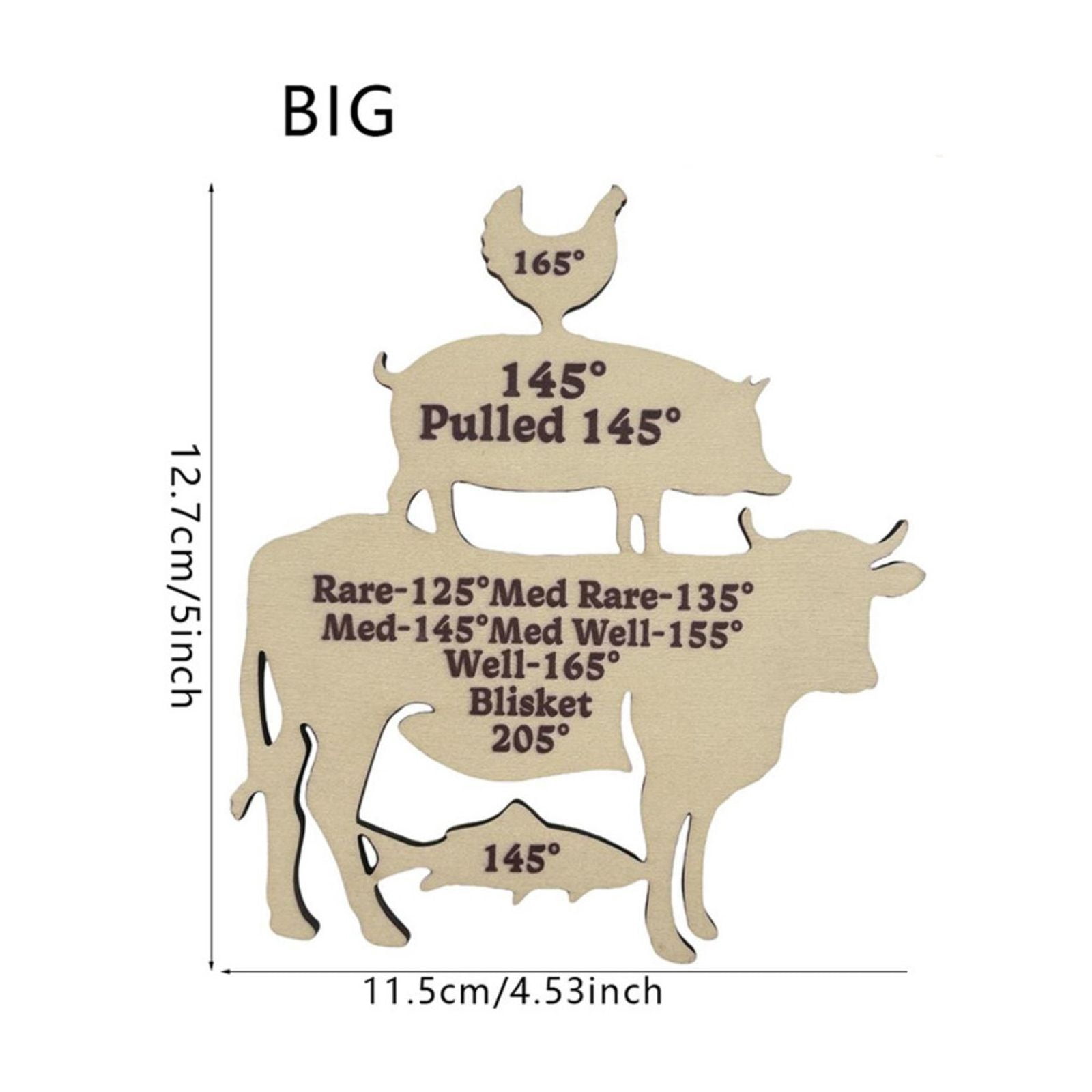Bdday Halloween Decorations Meat Bbq Cooking Temperature Guide Home ...