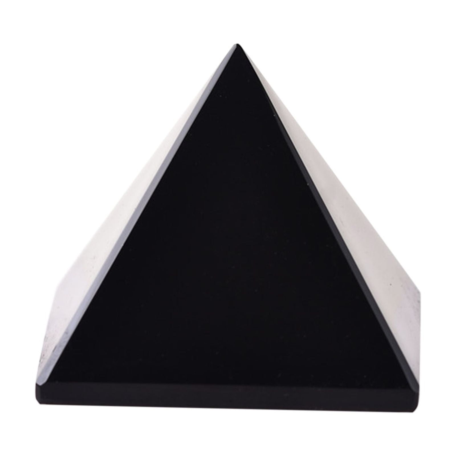 Bdday Halloween Ornaments Natural Obsidians Pyramids Decoration Crystal ...
