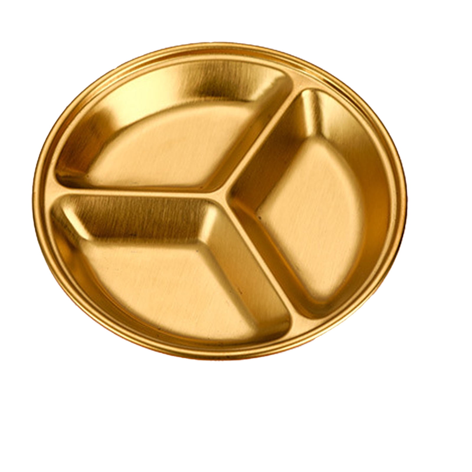 Bdday Kitchen Decor Divided Snack Barbecue Dipping Dish Stainless ...