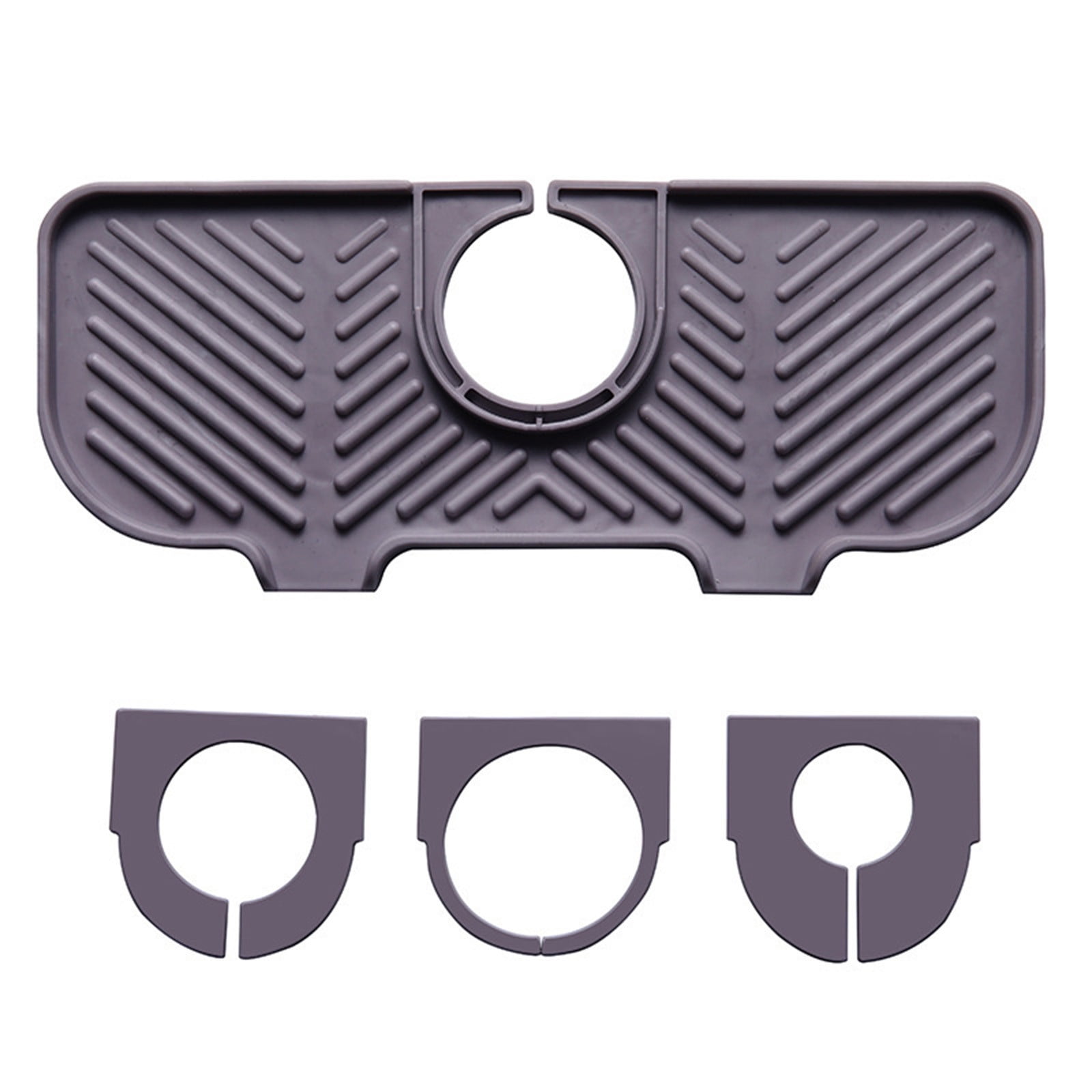 Bdday Kitchen Faucet Sink Splash Guard, Silicone Faucet Water Catcher ...