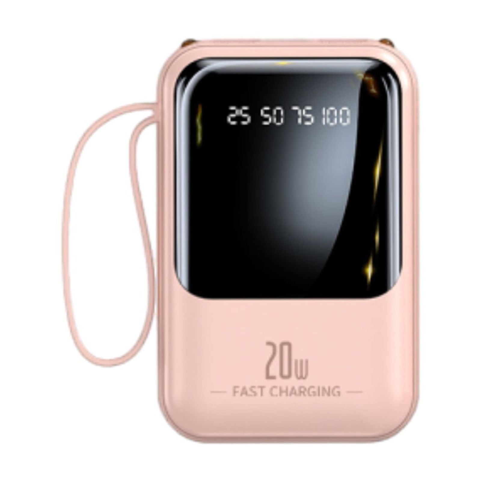 Bdday Large Screen Digital Display Portable Power Bank 5000mAh With ...