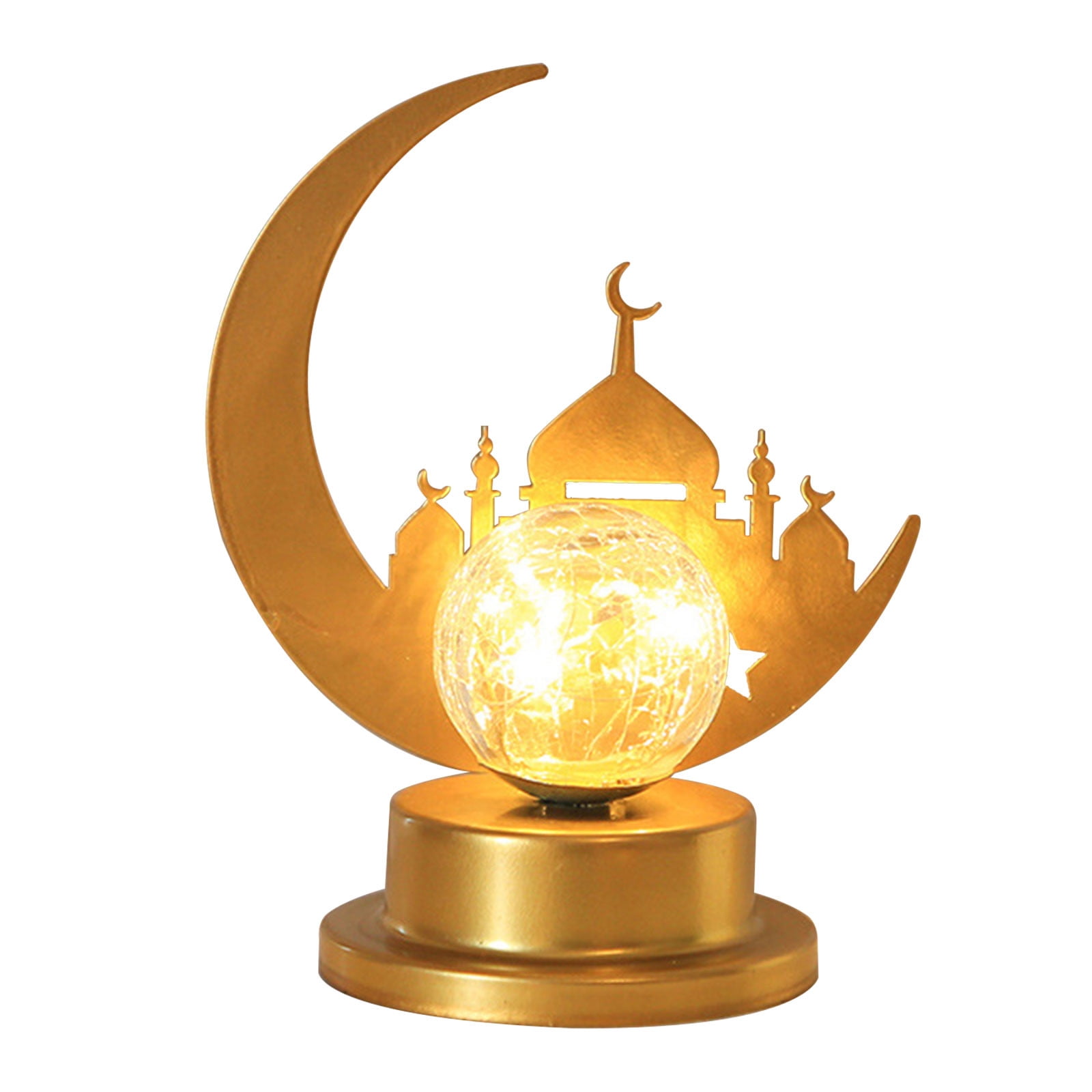 Bdday Lunar Lamp Moon Shaped Table Lamps, Led Crescent Night Light ...