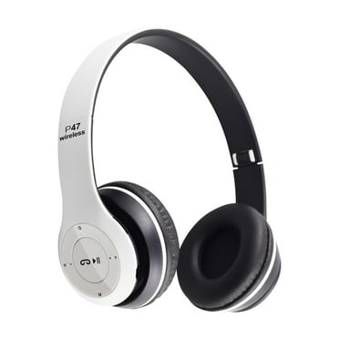 Wireless FM Radio Headphones with Bluetooth, Built-in Mic for Calls ...