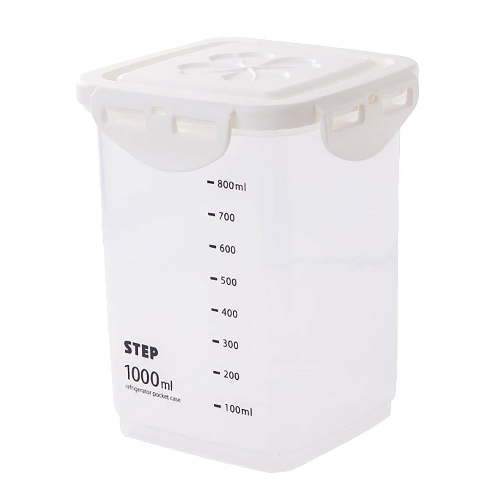 Bdday Plastic Storage Bins Single Transparent Plastic Storage Tank ...
