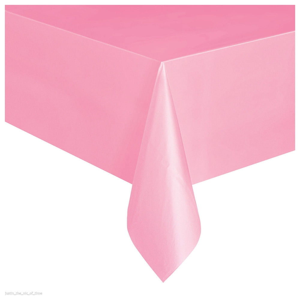 Bdday Plastic Tablecloths for Rectangle Tables 6ft X 4.5ft Party Table ...