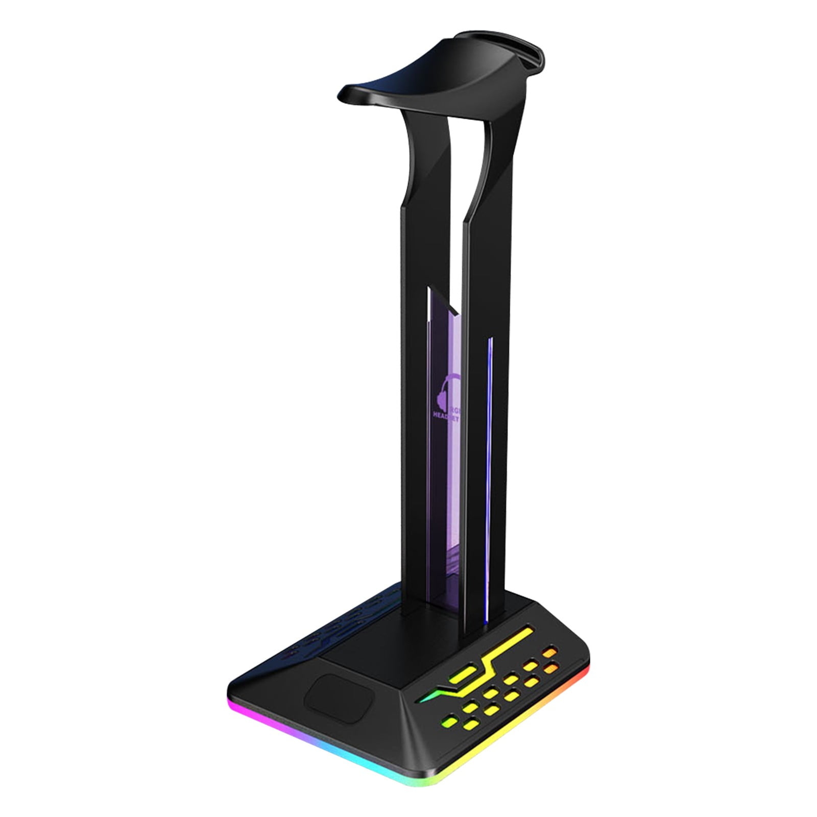 Bdday RGB Gaming Headphones Stand Headset Stand With 2 USB Charging ...
