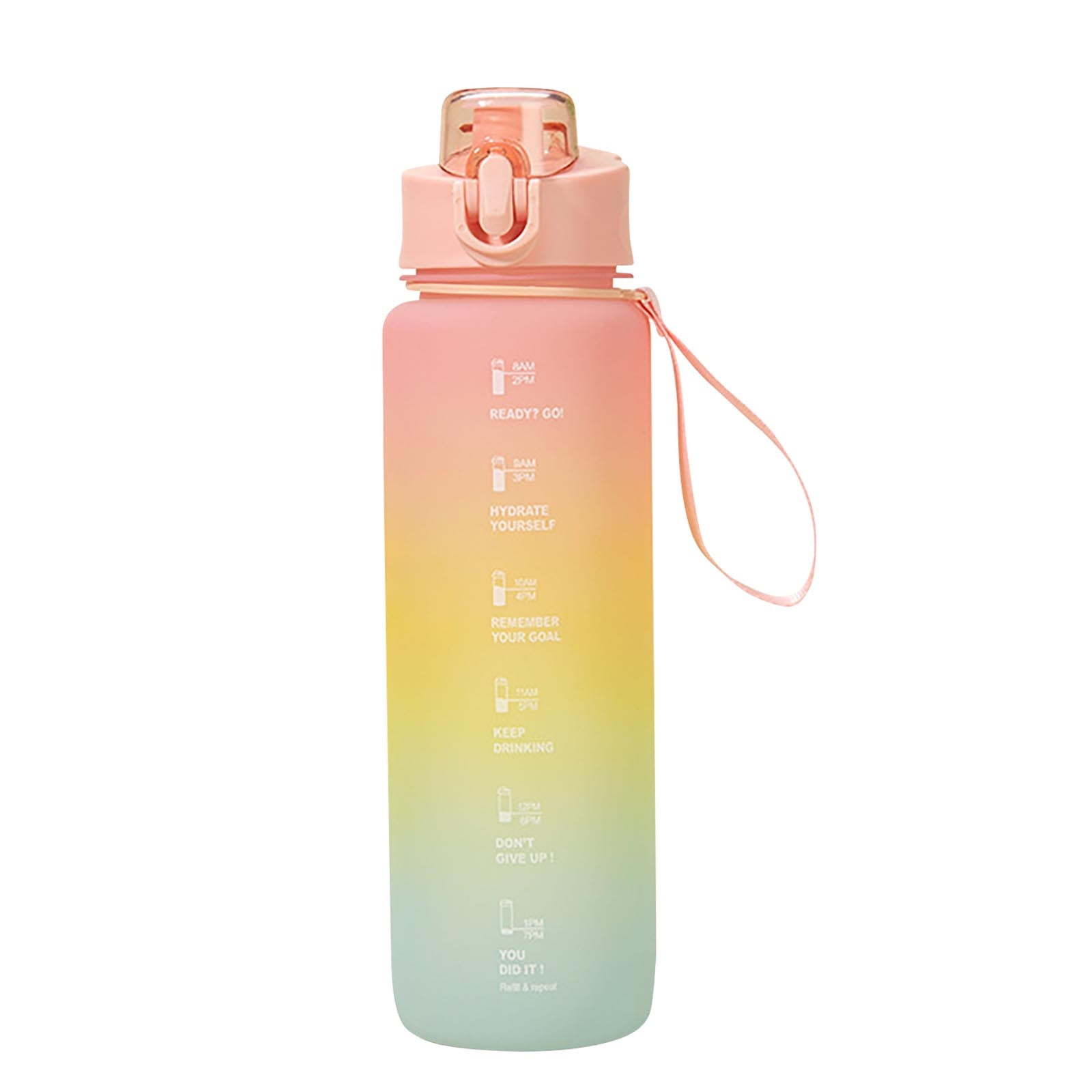 Bdday Reusable Water Bottles Sports Water Cup Large-Capacity Student ...