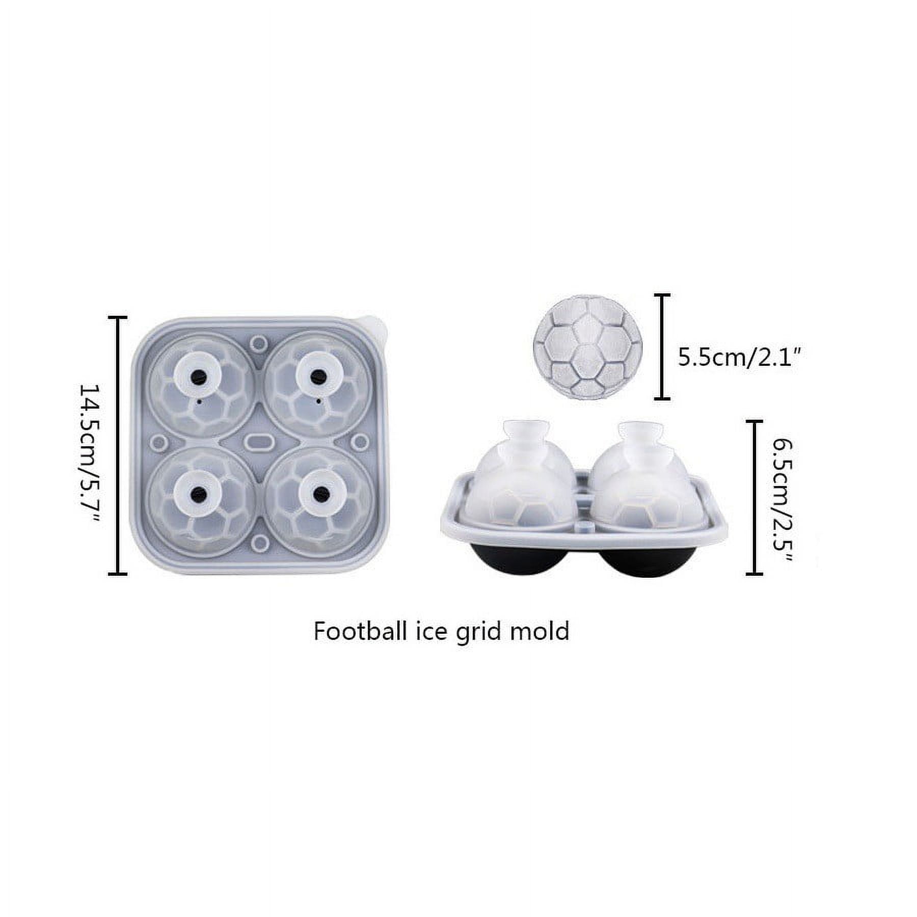 Bdday Silicones Football Ice Compartment Ice Puck Molds Silicones Ice ...