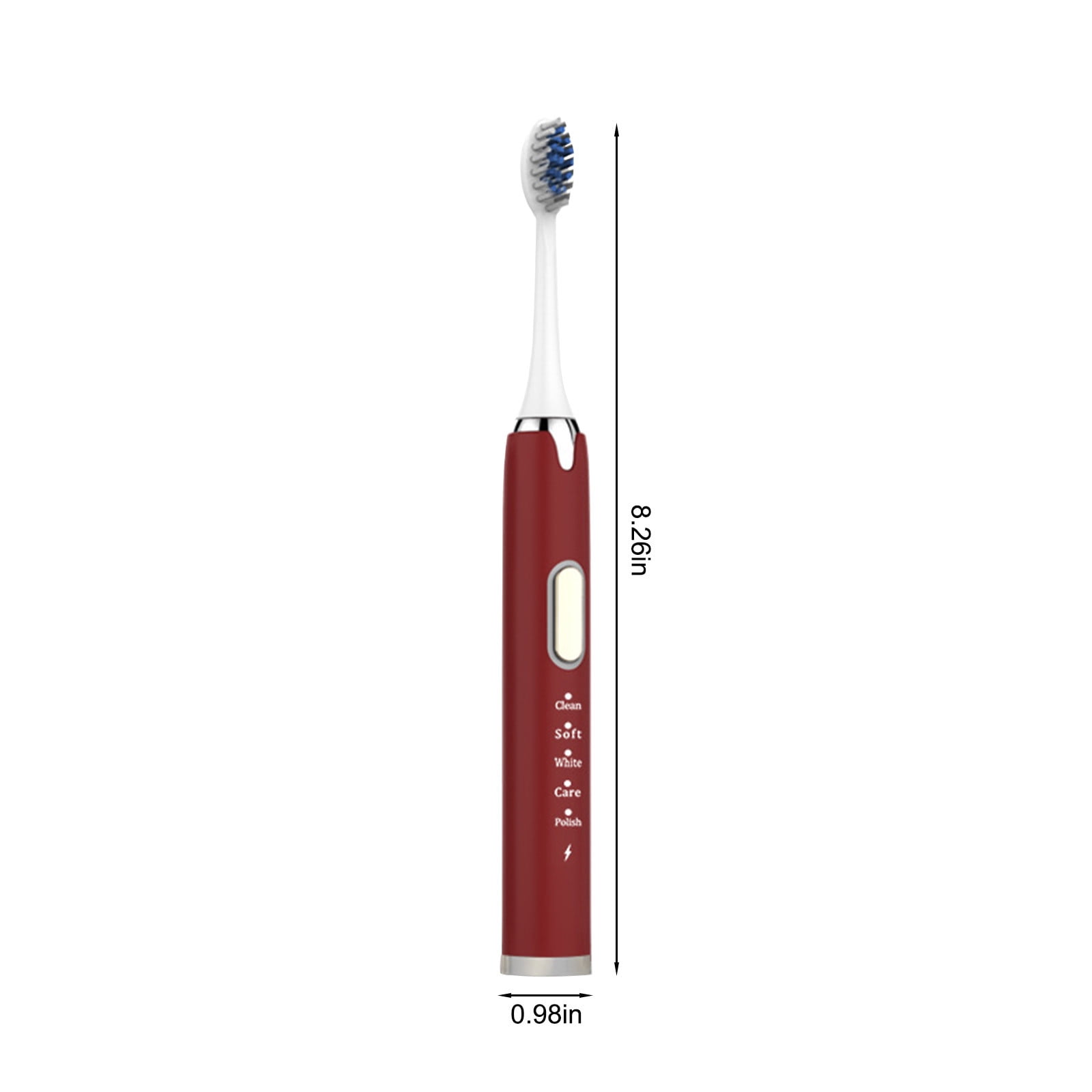 Bdday Sonic Electric Toothbrush with 6 Brush Heads for Adults and Kids ...