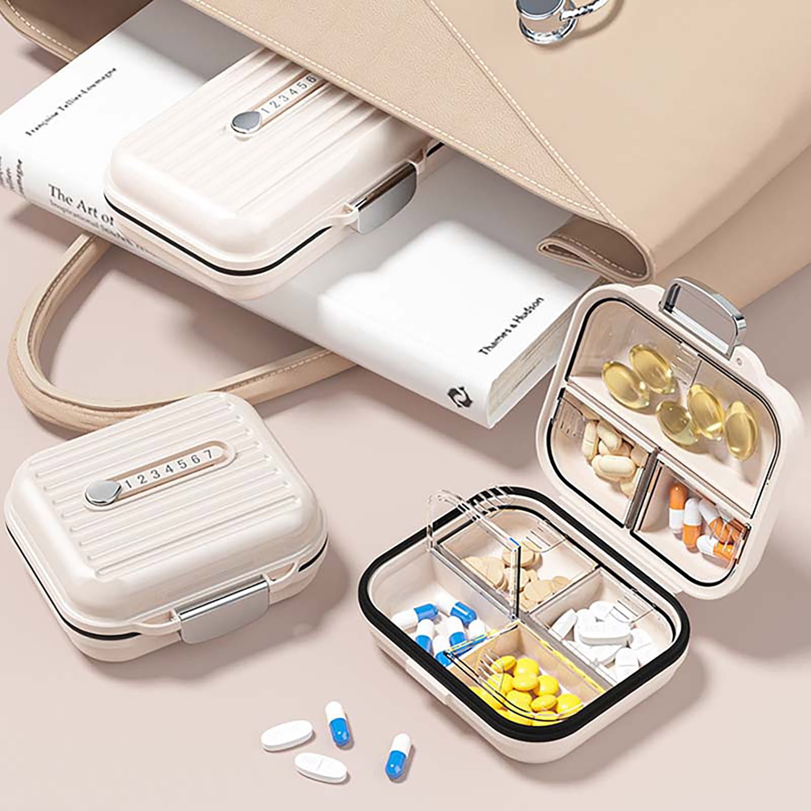 Bdday Stuffed Animal Storage Portable Medication Box Small Dispenser ...