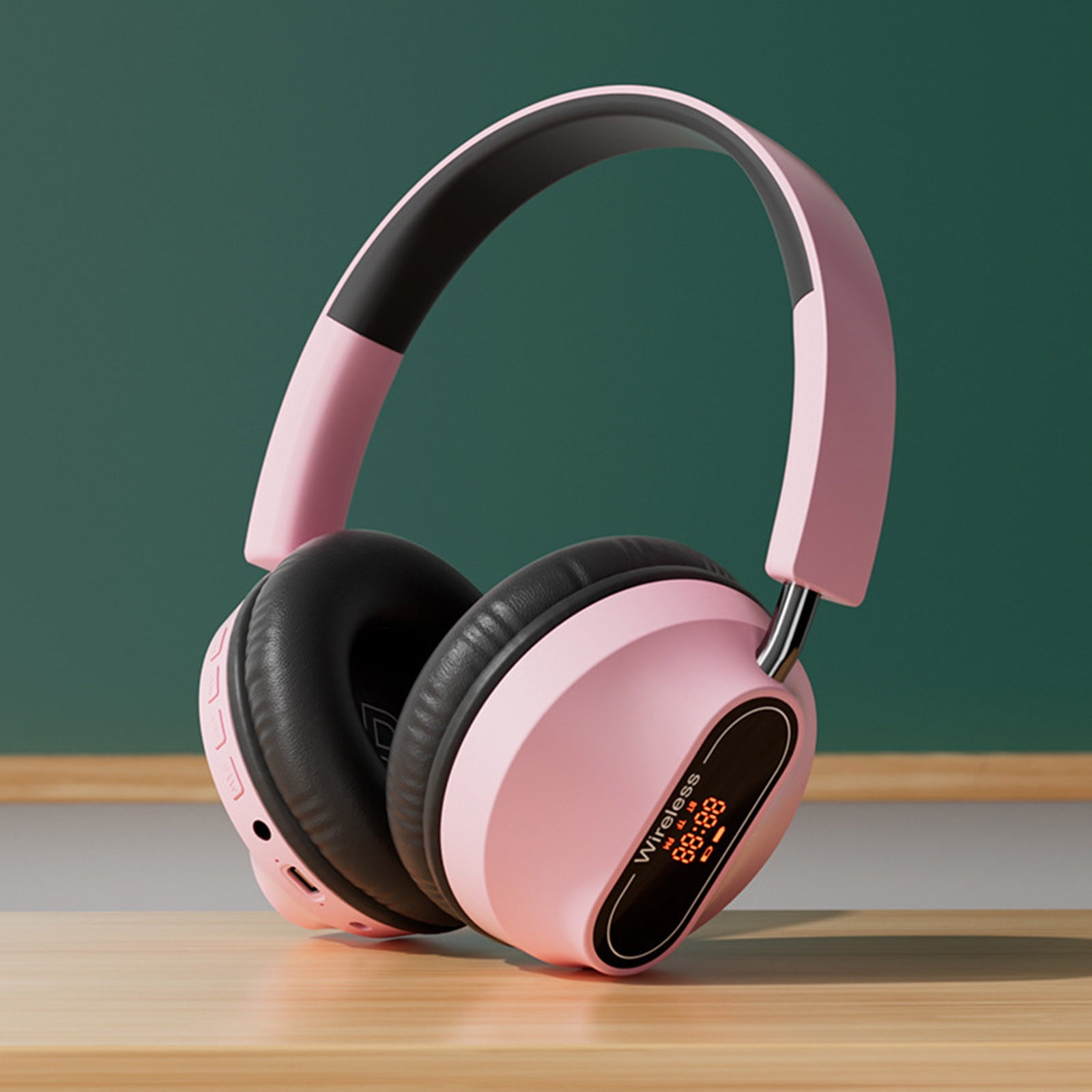 Bdday Wireless Headset with Mic for Work Headworn Bluetooth Earphones ...