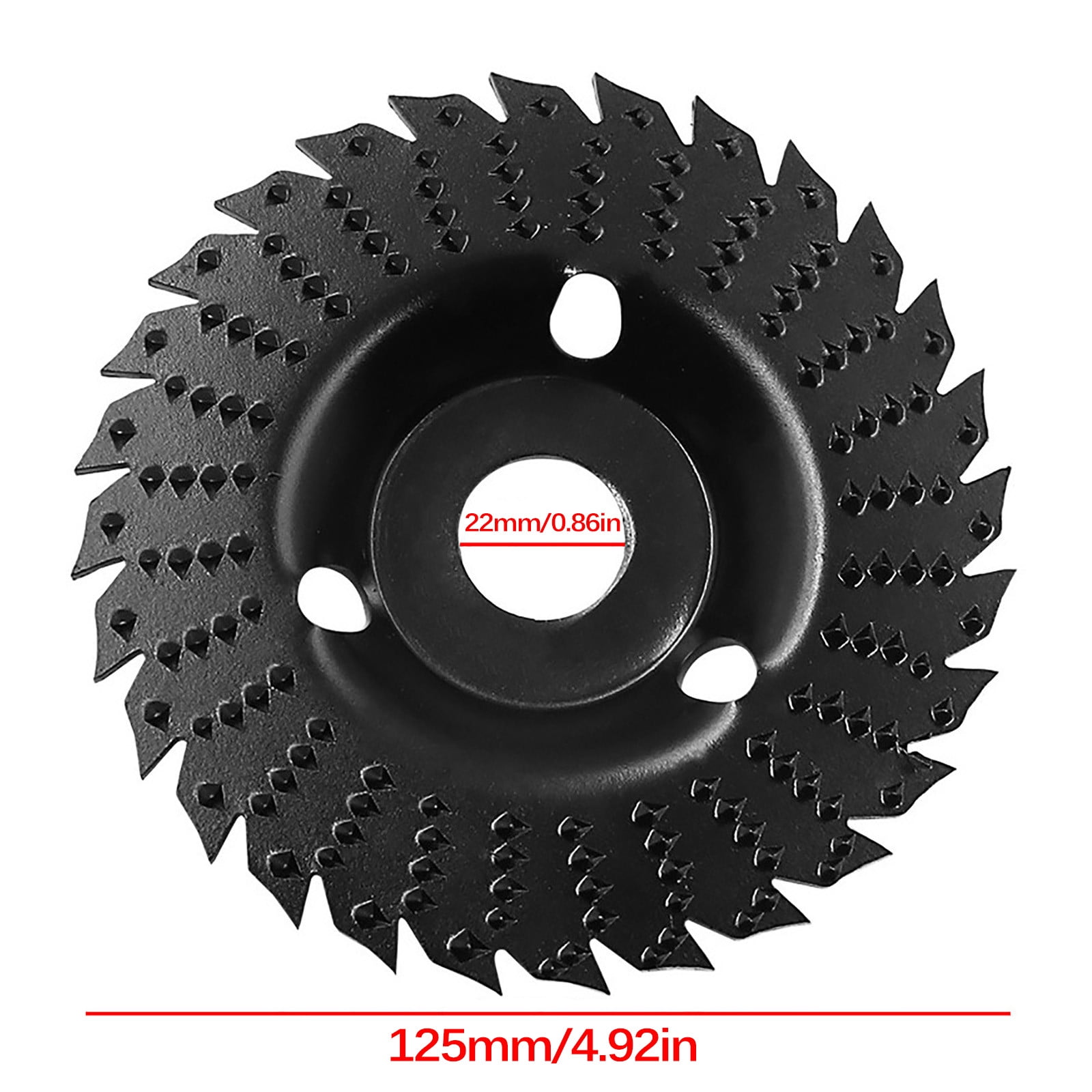 Bdday Wood Carving Disc Grinding Wheel with Teeth Wood Carving Disc ...