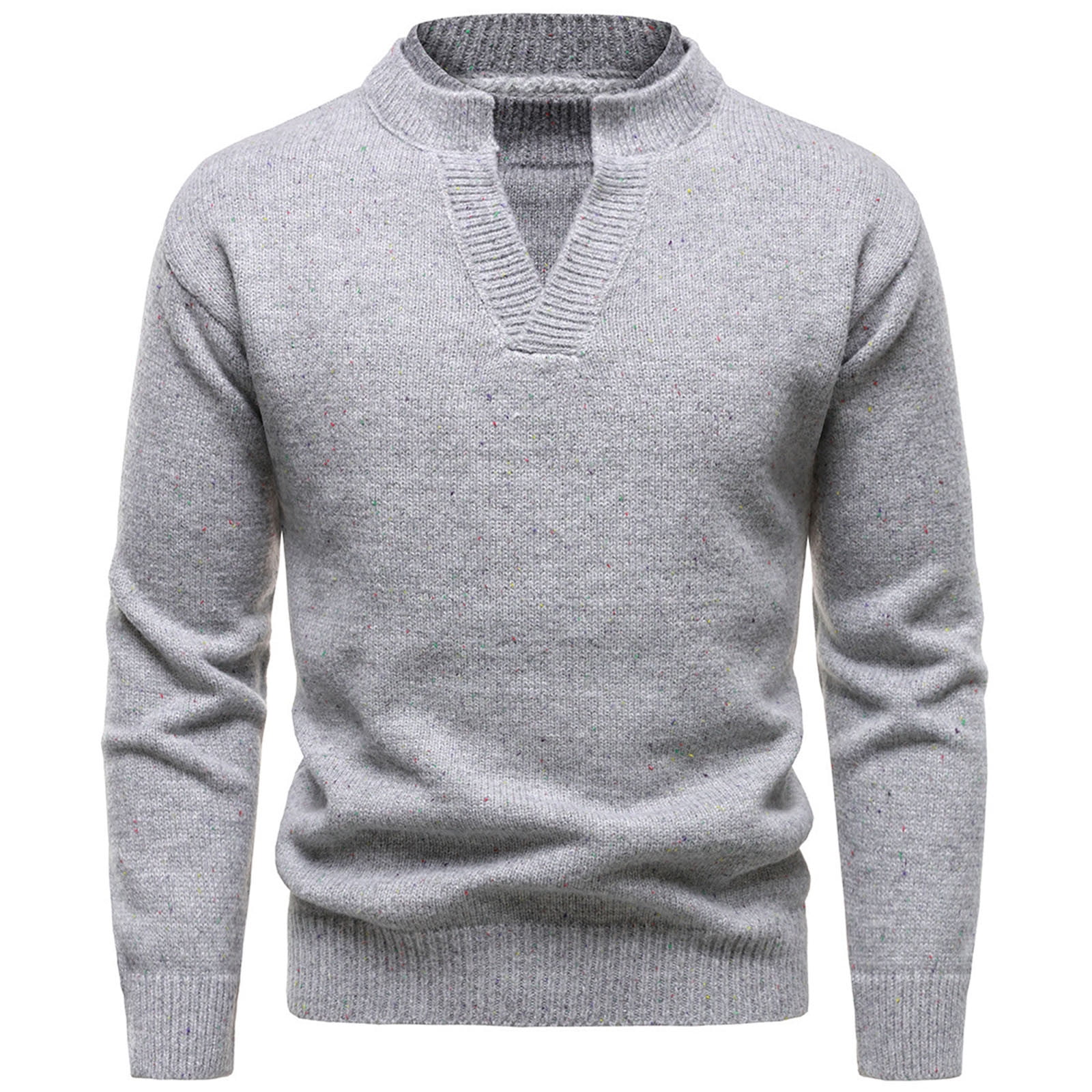 Bdfzl Fall Sweaters For Men V Neck Long Sleeve Pullover Knitwear Fake ...