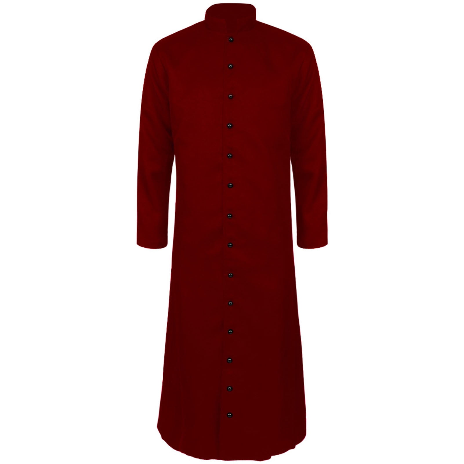 Bdfzl Men's Cassock Robe Church Robe Choir Minister Clergy Pulpit ...