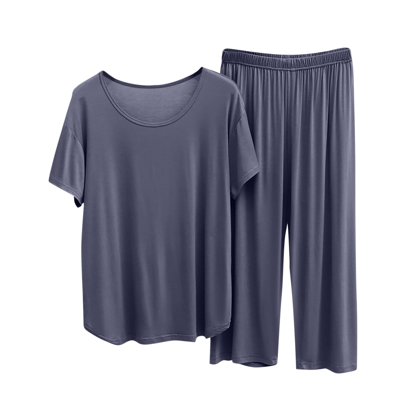 Bdfzl Pj Sets For Womens 2 Pieces Long Sleeve Top With Long Pants Soft ...