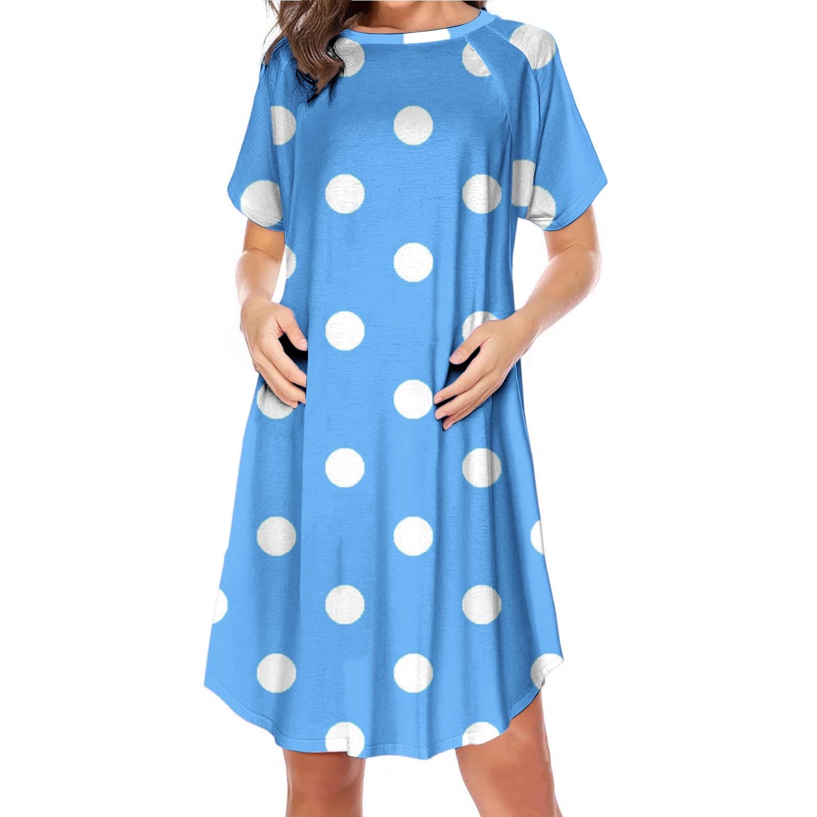 Bdfzl Women Maternity Dress Side Zippered Breastfeeding Maternity ...