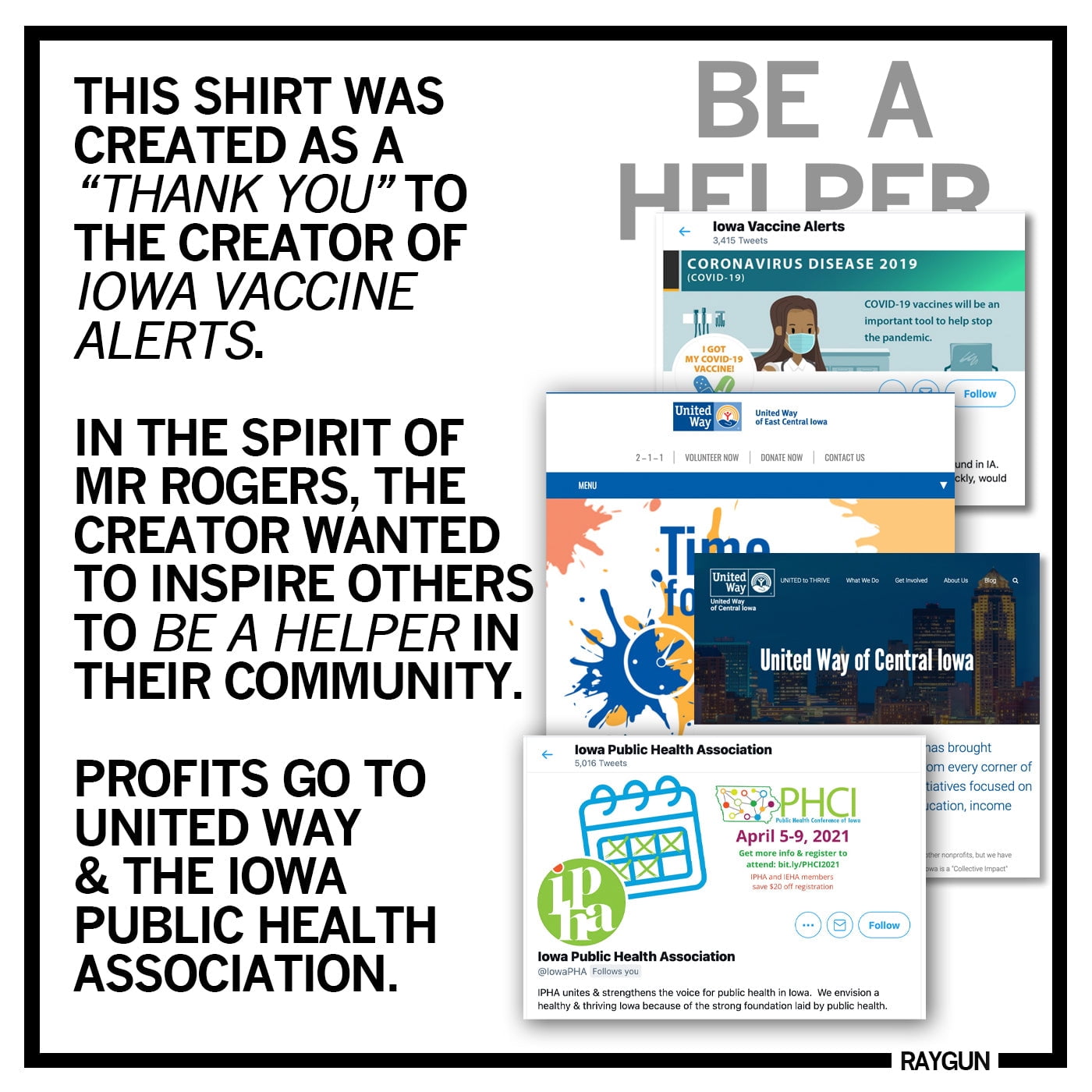 Be A Helper Graphic Tee TShirt Gift - Walmart.com