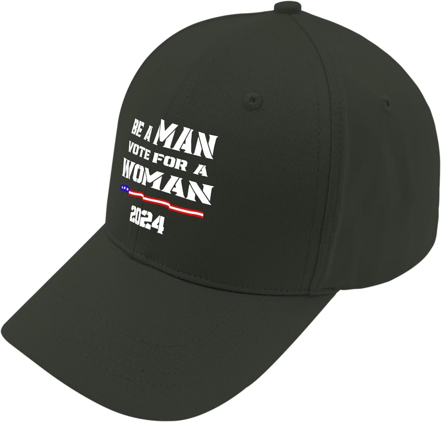 Be A Man Vote for A Woman Kamala Harriss 2024 Cap Mens Outdoor Hat ...