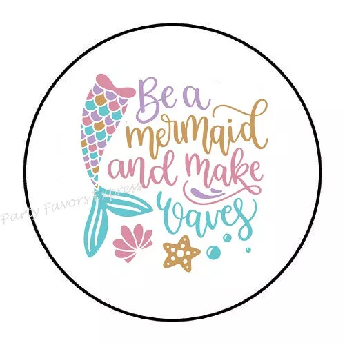 DOPASTICKER Be A Mermaid And Make Waves Decorative Laptop, Phone ...