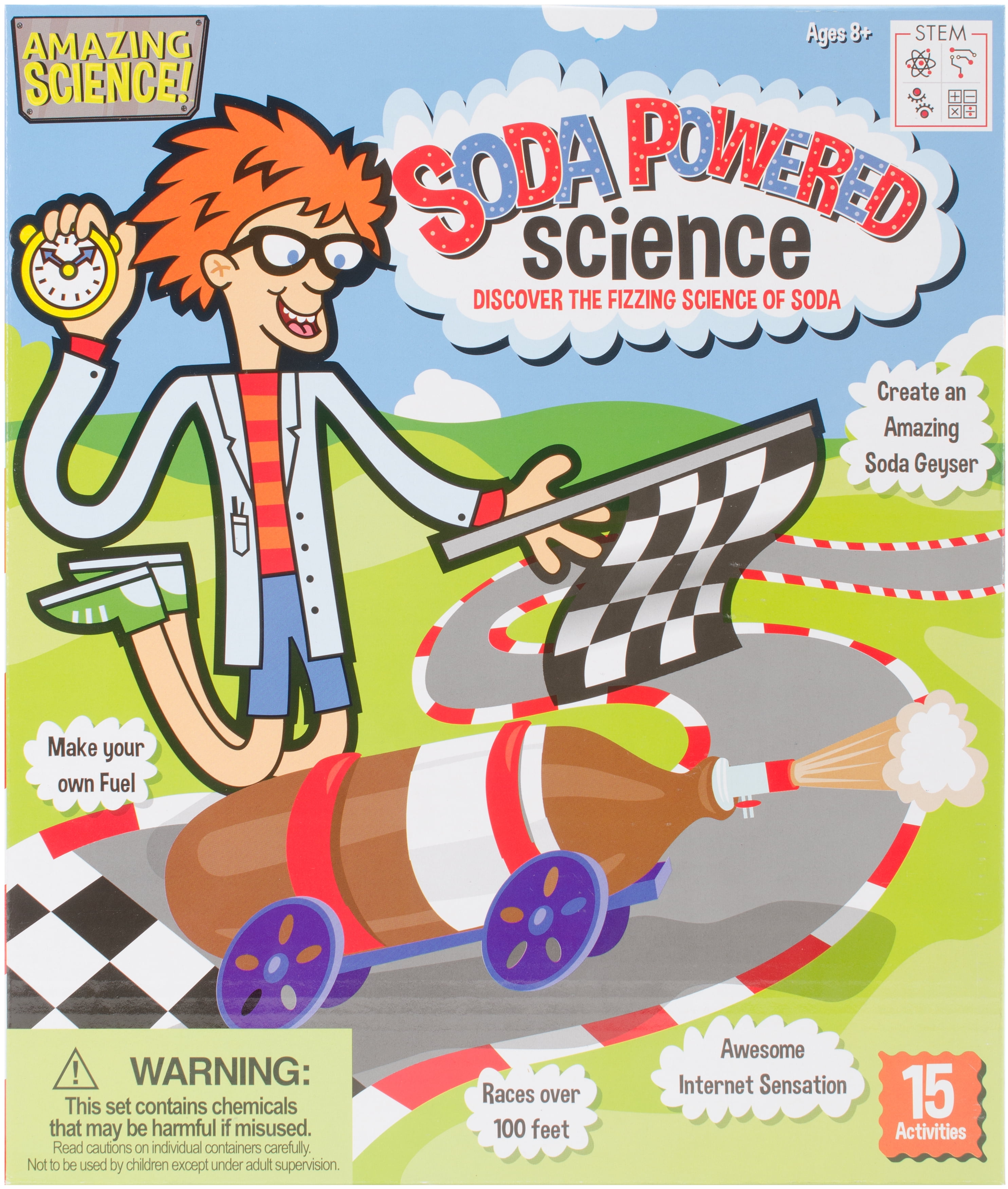 Be Amazing! Toys Soda Powered Science Kit - Walmart.com