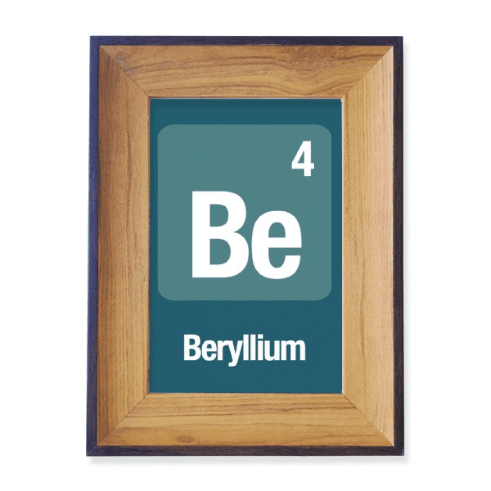 Be Beryllium Checal Element chem Photo Frame Exhibition Display Art ...